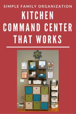 Simple Family Organization: A Kitchen Command Center That Works